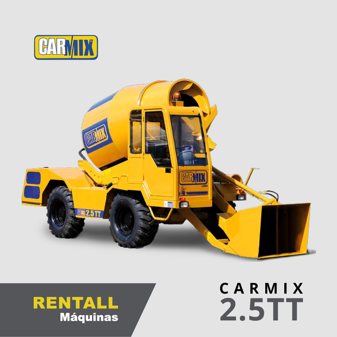 Hormigón fácil y económico en cualquier obra > CARMIX 2.5 TT - Rentall ...