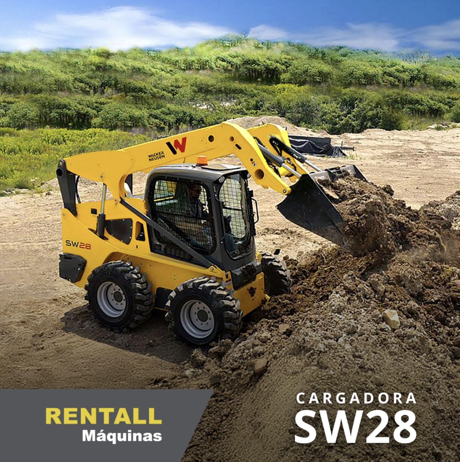 Cargadora WACKER SW28 - Rentall Máquinas