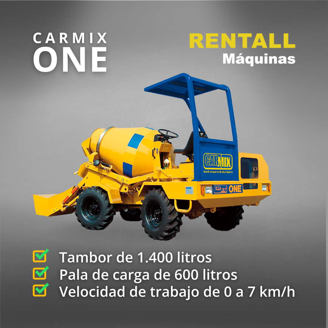 CARMIX ONE: ¿Necesitas concreto en lugares de difícil acceso? - Rentall ...