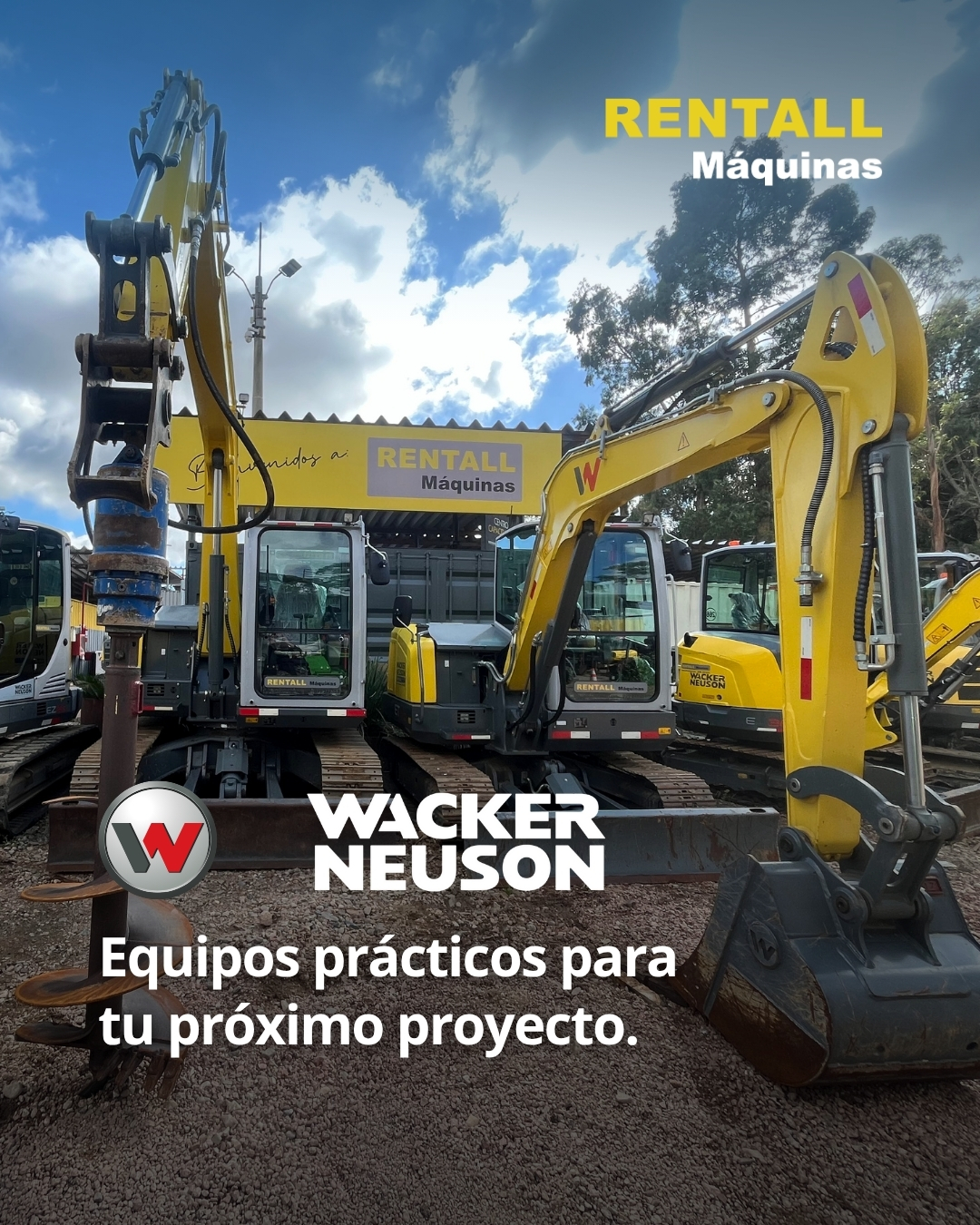 ¿Necesitás equipos confiables y listos para trabajar? - Rentall Máquinas